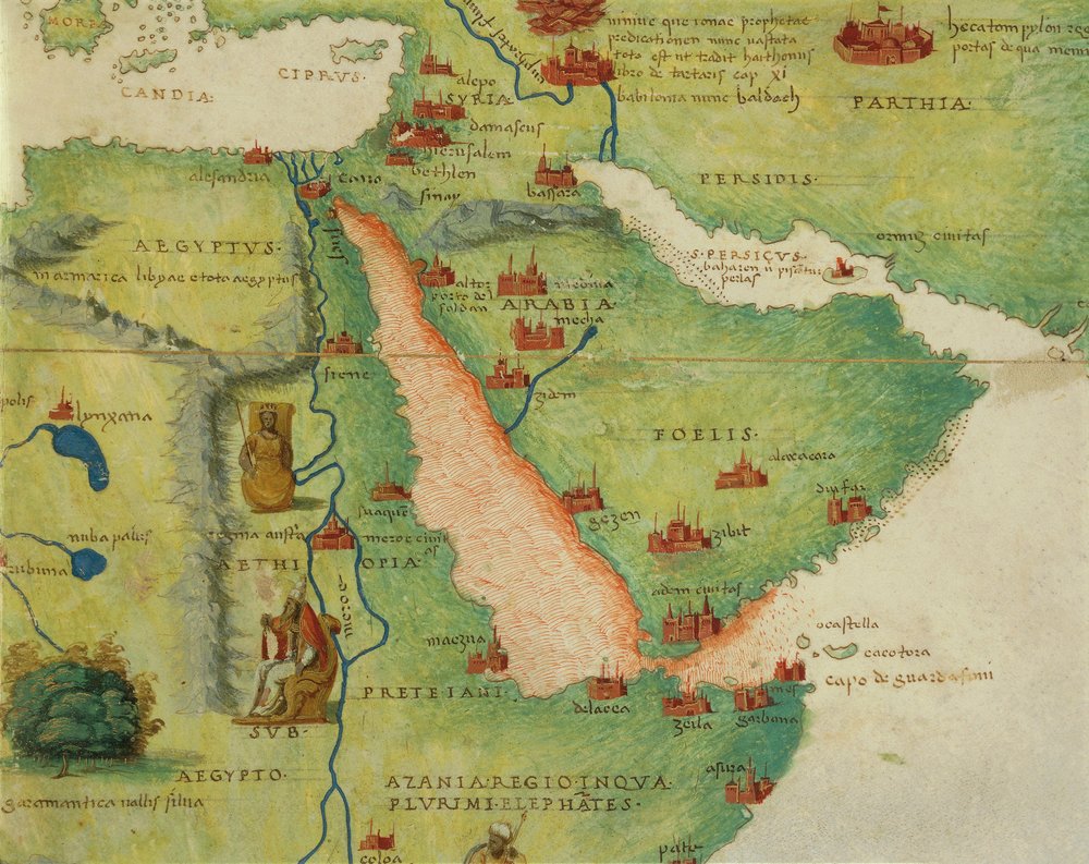Afrikka: Egypti ja Saudi-Arabia, Atlas of the World 33:ssa kartassa ...